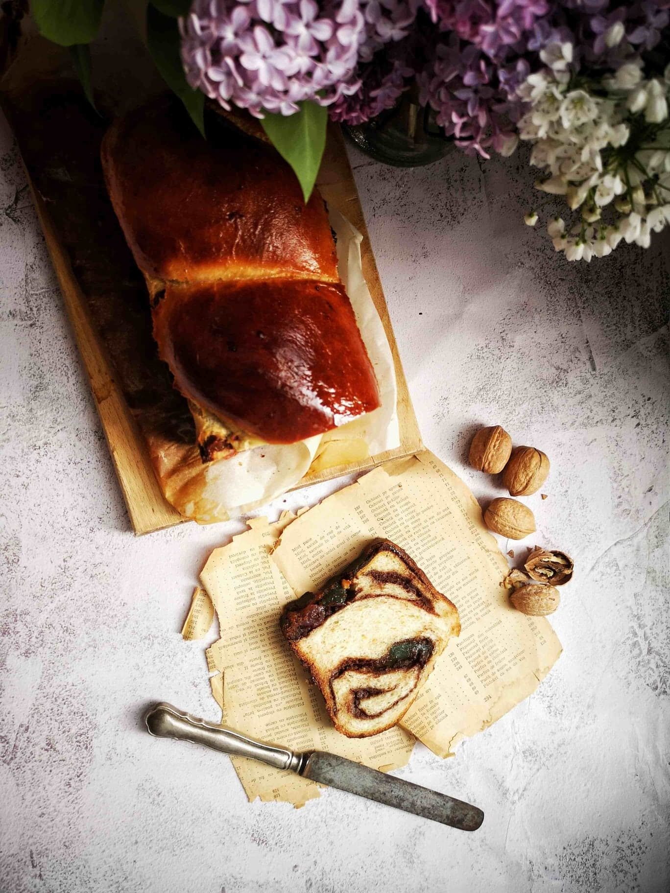 Cel mai bun cozonac vegan - metoda water roux